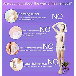 Electric Razor for Women, Nivlan Painless 2 in 1 Wet & Dry Lady Shaver for Women, Portable Waterproof Bikini Trimmer Body Hair Removal for Legs, Underarms, Armpit, Face (Rose Gold)