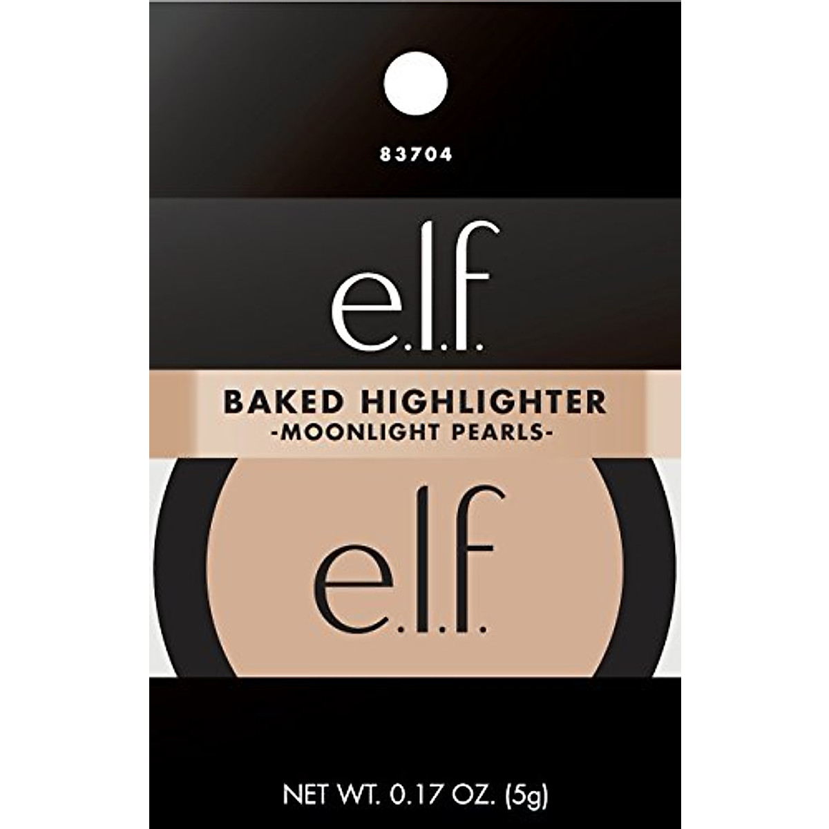 e.l.f, Baked Highlighter, Sheer, Shimmering, Hydrating, Blendable, Glides On, Creates a Radiant Glow, Nourishes, Moonlight Pearls, Infused with Vitamin E, Jojoba and Grape Oils, 0.16 Oz