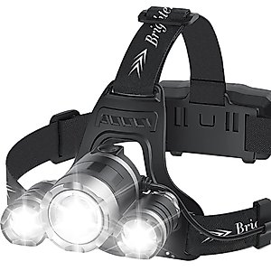 NREDXOON Led Headlamp Rechargeable,Headlamps for Adults with Power Display,Waterproof Head Lamps for Camping High Lumen