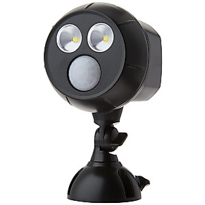 Beams MB390 400 Lumen Wireless Battery Powered Motion Sensing Ultra Bright LED Spotlight, 2-Pack, Brown