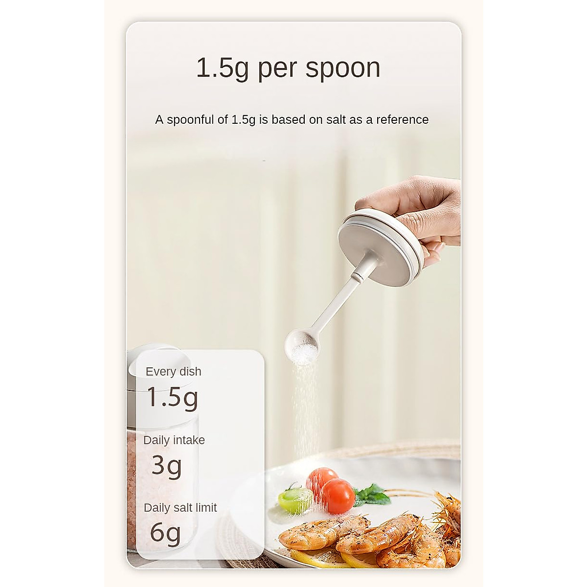 Sugar and Salt Container Set,Glass spice jars with Spoon,8.8 oz Sugar Bowl,for Kitchen Counter Keeping Sugar,Salts,Spice,Sauce