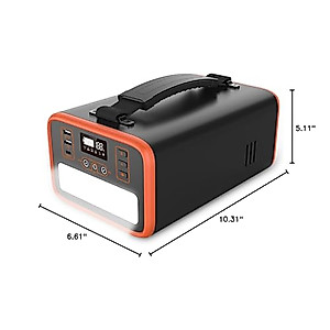(US Shipping) NECESPOW Portable Power Station,322Wh/100800mAh Lifepo4 Battery Backup Supply Solar Generator,320W(Peak 600W) Pure Sine Wave, PD60W Output for Camping CPAP Outdoor RV Emergency