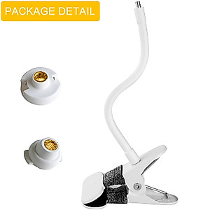 iTODOS Baby Monitor Mount Compatible with HelloBaby HB65/HB6550/HB6558/HB66/HB248,ANMEATE SM935E/SM650 Baby Monitor, 8inches Flexible Arm,Baby Camera Mount Attach Your Baby Cam Wherever