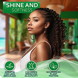 Tea Tree Oil Hair Mask - Deep Conditioner Treatment for All Hair Types - Intense Hydration Care and Protein Moisture Repair for Women and Men.