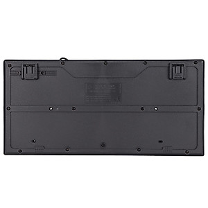 ASHATA 95 Keys Wired Mechanical Gaming Keyboard 60 Percent, Compact Mini Keyboard for Home Office Desktop Computer Laptop, Hot Swappable, Plug and Play, Black(Arabic)