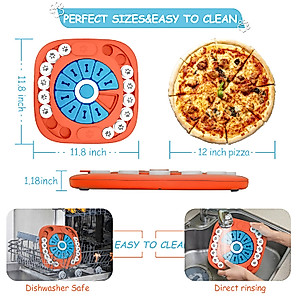 knitly Dog Puzzle Toys for IQ Training & Mental Enrichment, Interactive Dog Toys for Large Medium Small Dogs，Dog Treat Puzzle Dispensing Slow Feeder with Squeaky Design for Training & Fun Feeding