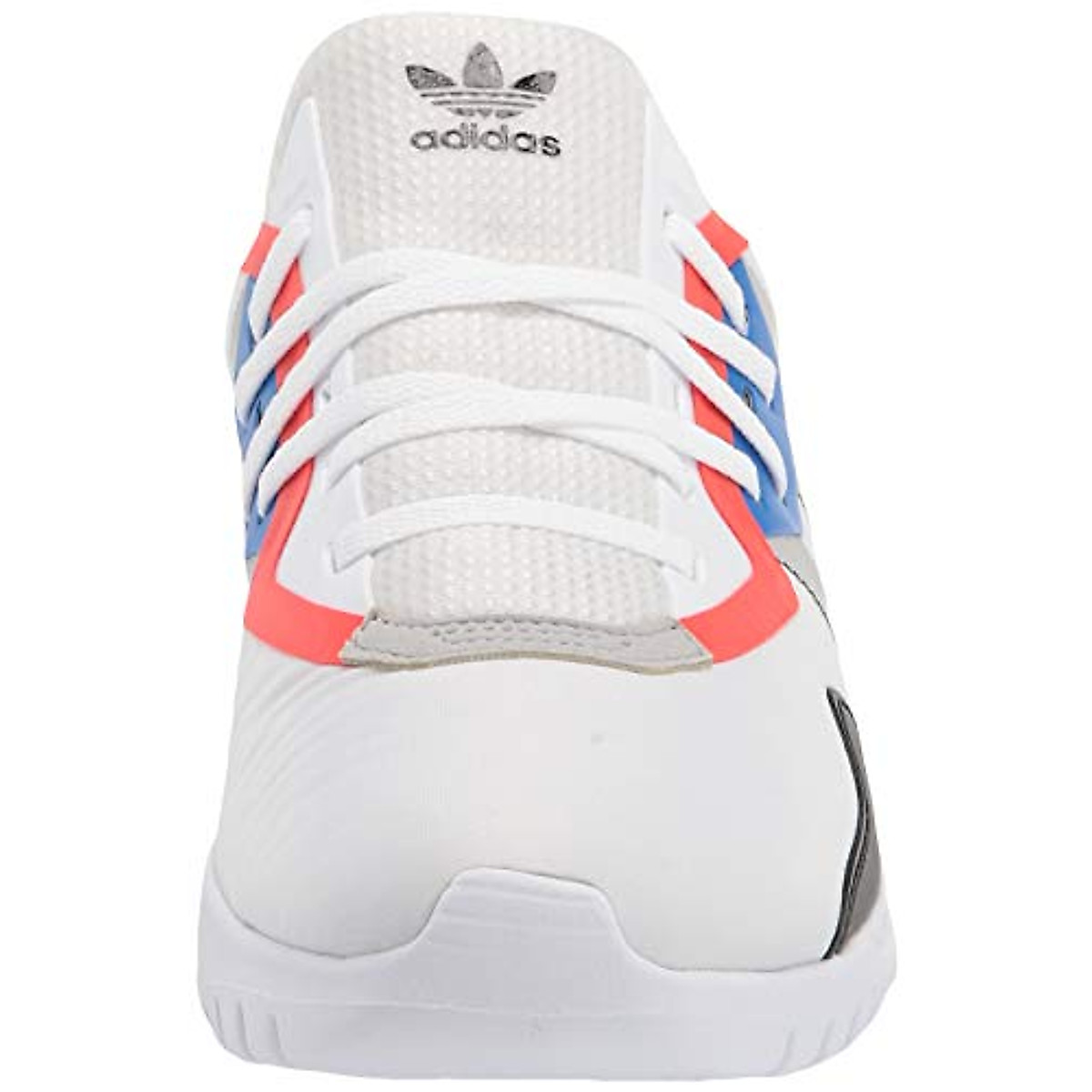 adidas Originals Baby Originals Flex Sneaker, White/Grey/Glory Blue, 5.5 US Unisex Infant