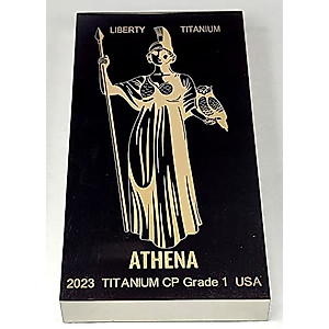 Athena 1 Pound Titanium Art Bar | Greek Gods