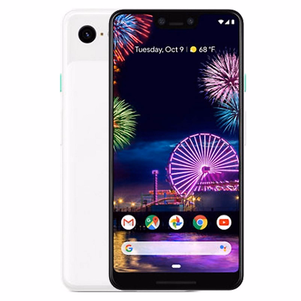 Google Pixel 3 XL 64GB Unlocked GSM & CDMA 4G LTE Android Phone w/ 12.2MP Rear & Dual 8MP Front Camera - Clearly White