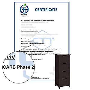 Yaheetech Bathroom Floor Cabinet, Wooden Side Storage Organizer, 4 Drawers Free-Standing Cabinet for Bathroom/Hallway/Living Room, Espresso