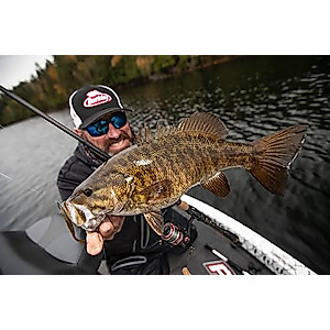 Berkley PowerBait MaxScent Fishing Soft Bait, Green Pumpkin Party, 4 1/4"