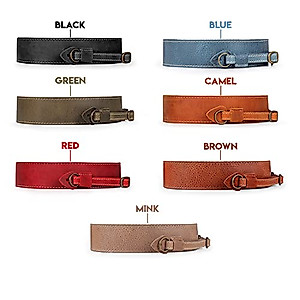 MegaGear SLR, DSLR Sierra Series Genuine Leather Camera Shoulder or Neck Strap