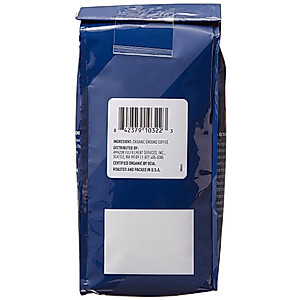 Amazon Fresh Organic Fair Trade Sumatra Ground Coffee, Dark Roast, 12 Ounce (Pack of 3)