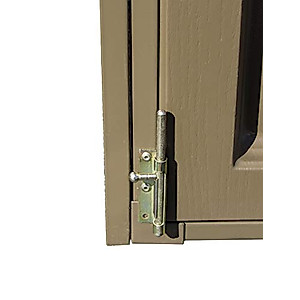 WoodBridge Plus 10 ft. x 10 ft. Vinyl Outdoor Garden Storage Shed