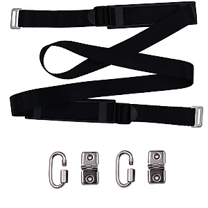 YYST Bin Strap Garbage Lock Trash Can Lid Strap Outdoor Garbage Can Strap One Piece - No More Mess !