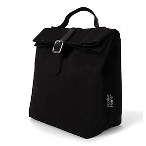 Pookie Home Lunch Bag for Men and Women With Buckle and Handle | Leakproof, Thermal Interior Lining | Durable Water-Resistant Material | Insulated & Reusable for Work, Picnic, Camping, Beach