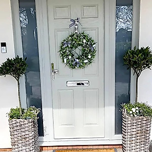 Wire Wreath Frame, ZEONHAK 20 Pack 10 Inches Round Metal Wreath Frame, Wire Wreath Rings for Wedding, Holidays, Home Party Garden Decorations, Valentines, Dark Green