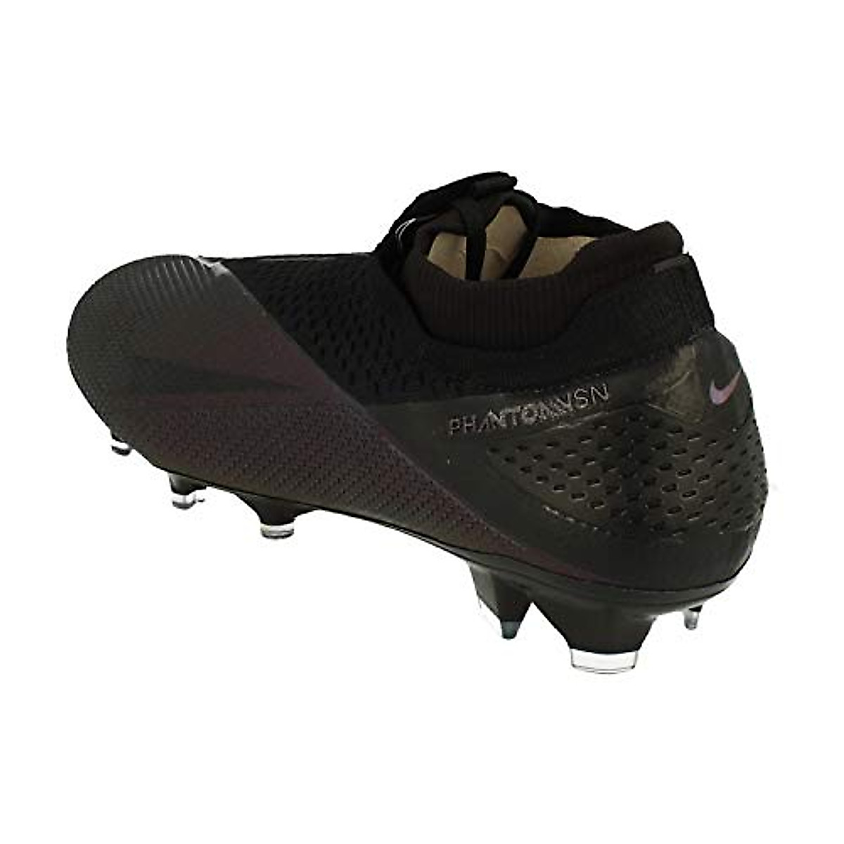Nike Men's Phantom VSN 2 Elite DF FG (8, Black/Black)