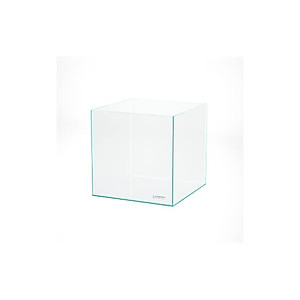 Landen 30C 6.6 Gallon Rimless Low Iron Aquarium Tank, W11.8×D11.8×H11.8 in(30x30x30cm) 5mm Thickness with Nano Foam Leveling Mat Included