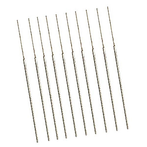 10Pcs 1mm Emery Jade Amber Cutting Hand- Made Jade Metal Wire Cutting Tool (Without Frame)