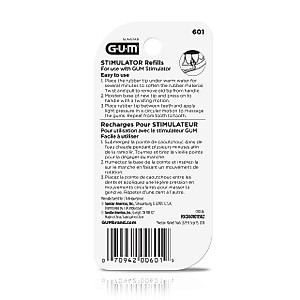 G-u-m Stimulator Refills, 3 Ea (Pack of 4) by GUM