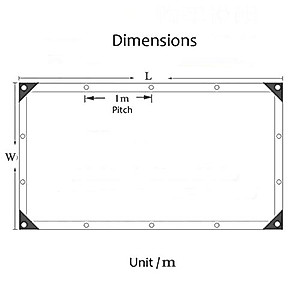 NIANXINN Beige Sun Shade Sail Canopy Awning,90% UV Block Insulation Breathable Rectangle Shade Cloth Net,Commercial and Residential Sunblock Mesh,for Patio Garden Outdoor Facility (1x4m(3 * 13ft))
