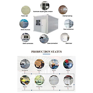 Fast Build Folding Double Wings Rooms Expandable Prefab Container House with 2/3 Bedrooms and Bathroom