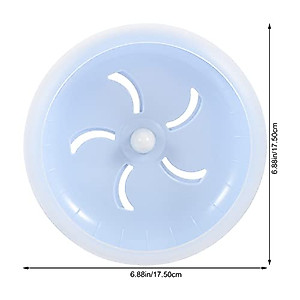 POPETPOP Silent Hamster Wheel-Pets Running Sports Exercise Wheel Jogging Wheel Hamster Rat Gerbil Silent Spinner(Blue)