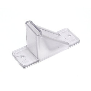 JSP Manufacturing Clear Plastic Mini Roof Snow and Ice Guard - Multi-Quantity Pack | Prevent Sliding Snow Stop Buildup (25)