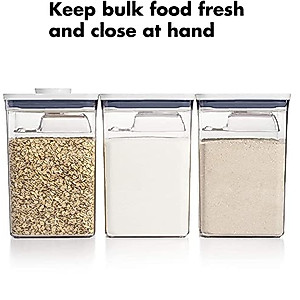 OXO Good Grips 12-Piece POP Container Bulk Set - 6 Count 4.4 Qt Containers, 6 Scoops