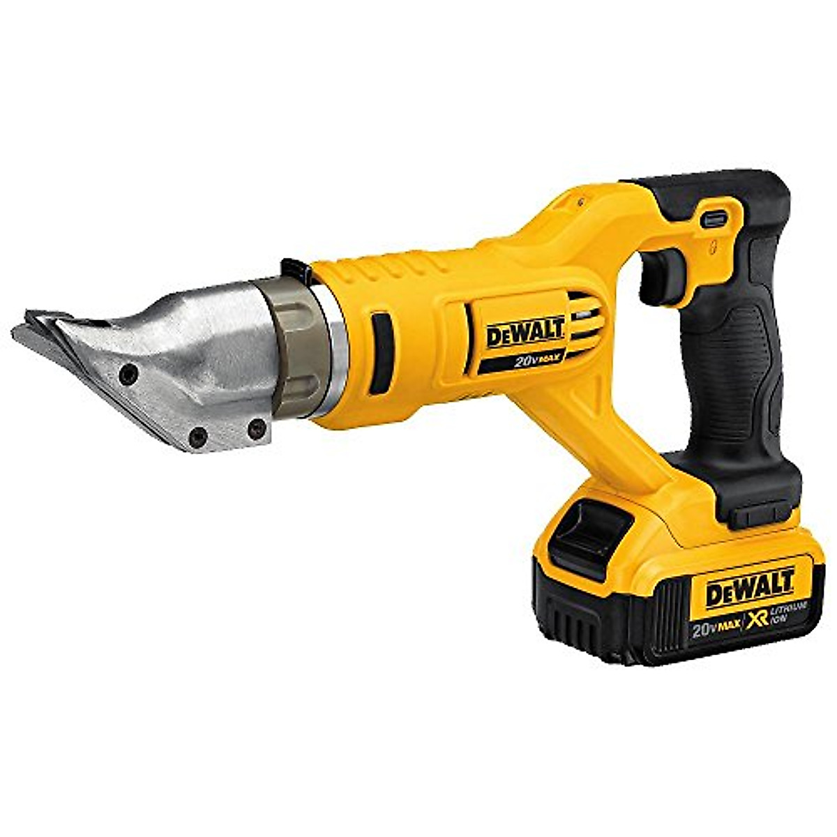 DEWALT 20V MAX Metal Shear Kit, Swivel Head, 18GA (DCS491M2)
