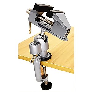 Bench vise table, Jewelry vise, Bench clamps, Swivel bench vise, Table swivel vise, 3 inch Swivel Universal Table Vise Tilts Rotate 360° Universal Work