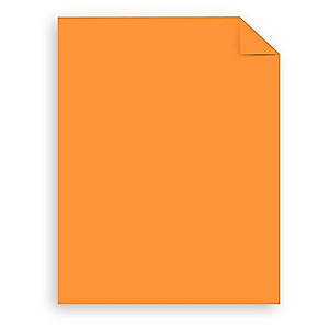 Astrobrights Mega Collection, Colored Paper, Bright Orange, 625 Sheets, 24 lb/89 gsm, 8.5" x 11" - MORE SHEETS! (91619), Ream