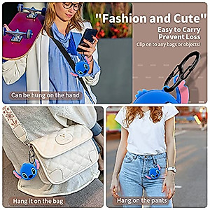 [2Pack]Cover Case for Galaxy Buds Pro (2021)/Galaxy Buds Live (2020),Cute 3D Cartoon Anime Silicone Protective Cover Ear Stitch Blue & New Star Kabi Cover for Samsung Galaxy Buds 2(2021) Charging Case