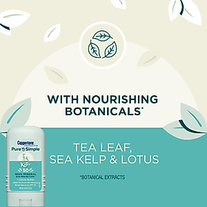 Coppertone Kids Sunscreen Spray SPF 50 + Pure and Simple Kids Sunscreen Stick SPF 50, Zinc Oxide Mineral Sunscreen, #1 Pediatrician Recommended Sunscreen Brand (5.5 Oz Spray + 0.49 Oz Stick)