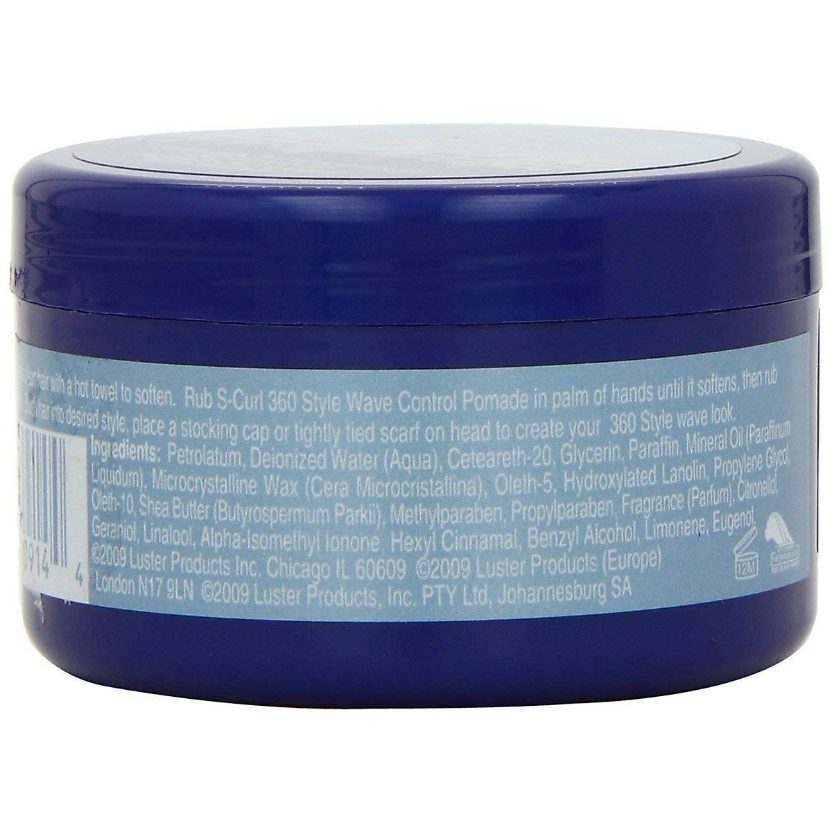 Lusters S-Curl 360 Wave Control Pomade 3 Ounce (88ml) (2 Pack)