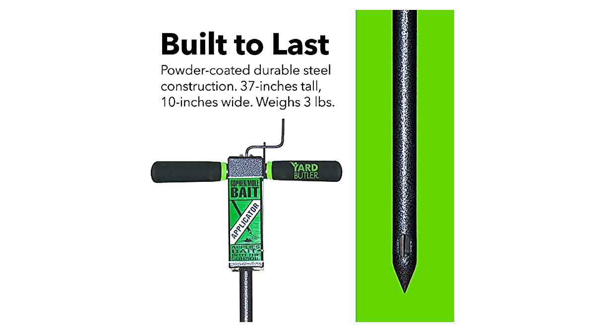 Yard Butler Gopher Bait Applicator - Safe Pest Control Tool
