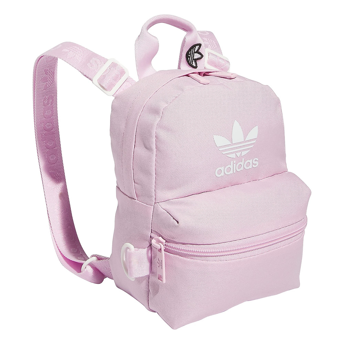 adidas Originals Trefoil 2.0 Mini Backpack Small Travel Bag, Orchid Fusion Purple, One Size