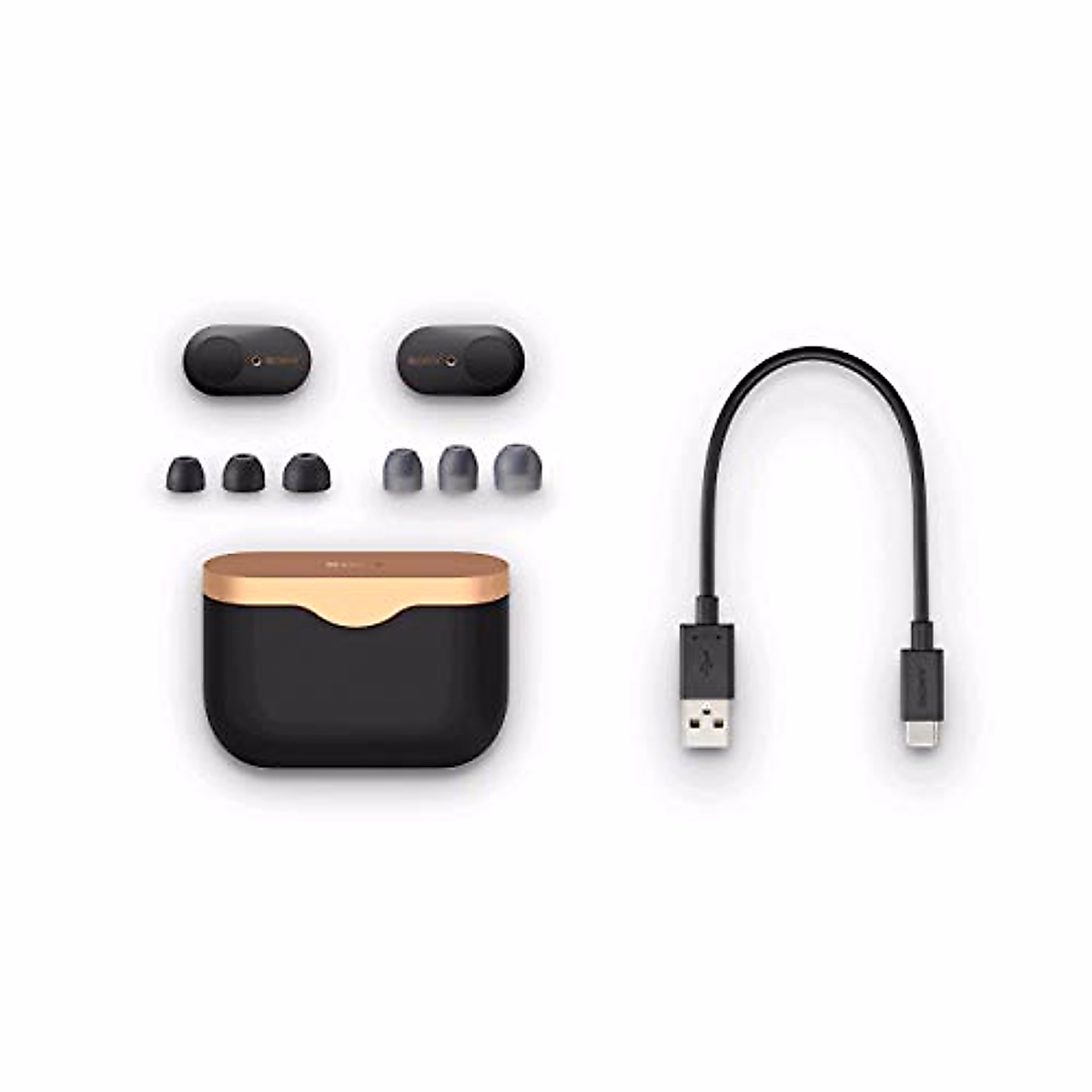 Sony WF-1000XM3 Industry Leading Noise Canceling Truly Wireless Earbuds Headset/Headphones with AlexaVoice Control And Mic For Phone Call, Black