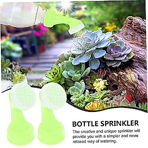Yardwe 20 Pcs Watering Can Nozzle Portable Water Kettle Pot Plant Plastic Watering can Watering Nozzle for Bottle Watering Bottle Spray Heads Water Bottle Sprinkler caps Bottle Sprinklers