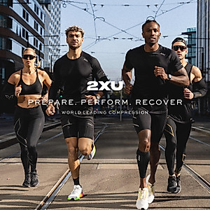 2XU Vectr No Show Sock, Black/Titanium, Large