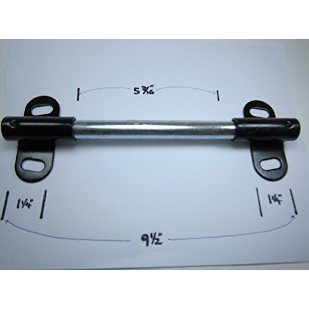 Wheelbarrow TIRE AXLE Shaft with Bracket 5/8" Diameter X 9 1/2" Long