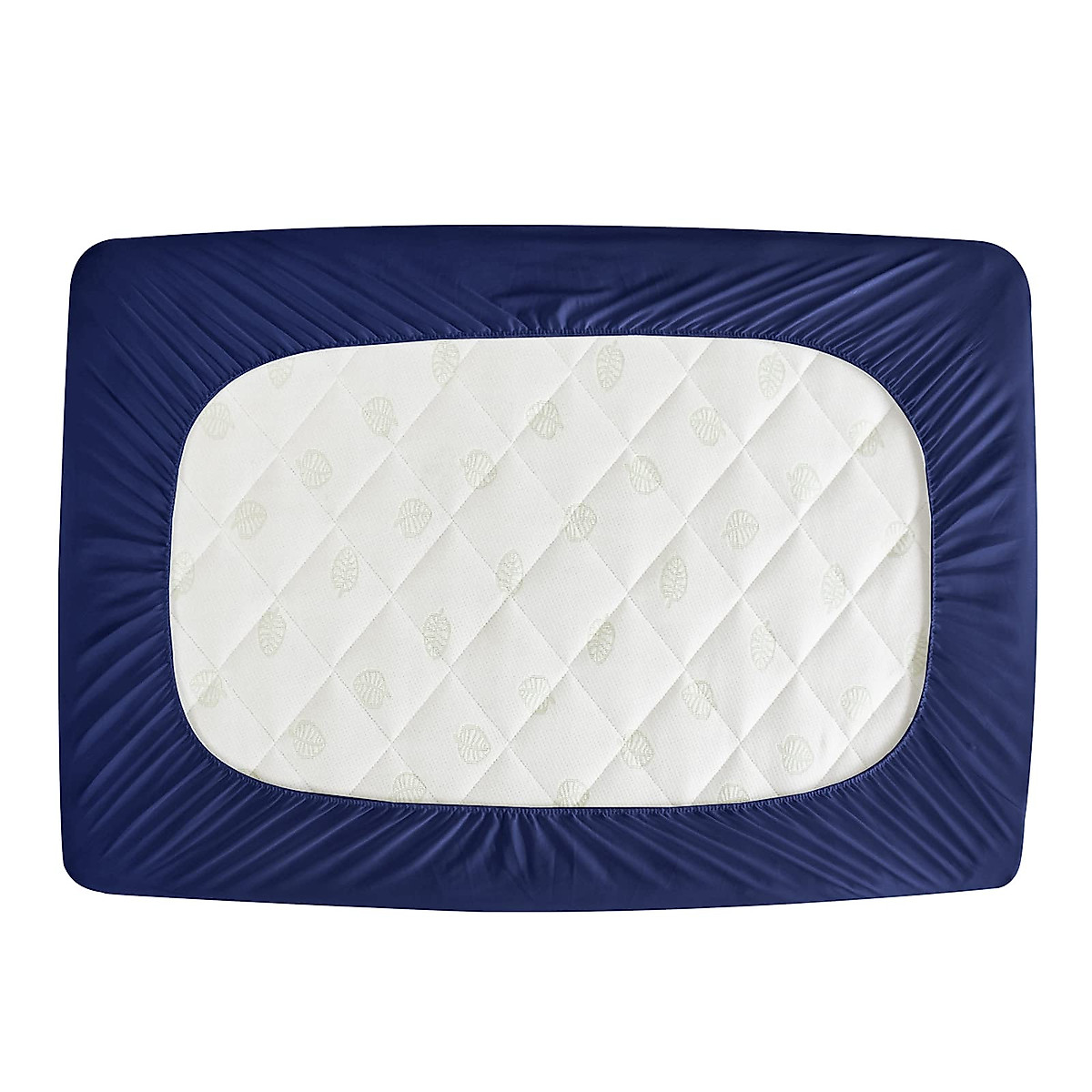 Pack and Play Sheets Fitted, 2 Pack Playard Sheet Fits for Graco Pack n Play Mattress, Mini Crib Sheets for Baby Boys & Girl