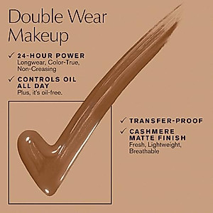 Estée Lauder Double Wear Stay-in-Place 24-Hour Long-Wear Matte Foundation Makeup, 1 Fl Oz, 1W0 Warm Porcelain