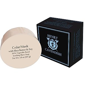 SEXXY Shaving Soap with Shea Butter & Coconut Oil. Long Lasting 110ml Puck Refill. Himalaya Fragrance. All Natural. Rich Lather, Smooth Shave. For Ladies and Gentlemen.