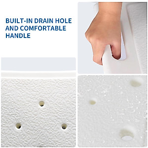 DEZOON Shower Chair for Elderly Shower Seat for Inside Shower Tool-Free Shower Stool Small with 5 Adjustable Heights Bathtub Chairs for Disabled,Seniors