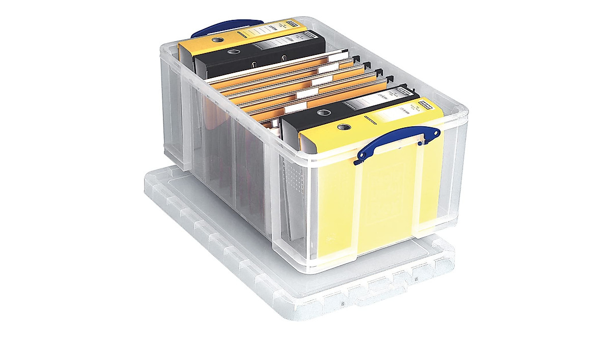 Really Useful Box 64 Litre Storage - Clear & Stackable