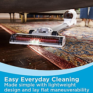 BLACK+DECKER POWERSERIES+ 20V MAX Cordless Stick Vacuum with LED Floor Lights, Lightweight, Multi-Surface (BHFEA520J) , White