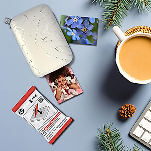 HP Sprocket 2.3 x 3.4" Premium Zink Sticky Back Photo Paper (50 Sheets) Compatible with HP Sprocket Select and Plus Printers.