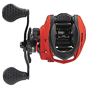Lew's Mach Smash SLP 7.5:1 Right Hand Baitcast Reel, Red